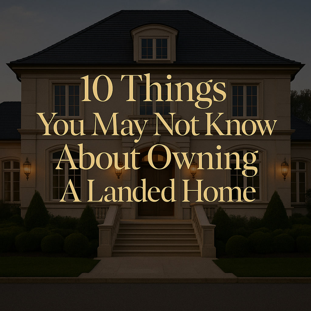 10 Things You May Not Know About Owning A Landed Home - Let’s Talk ...